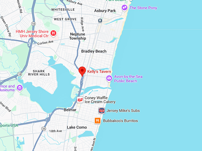 16. kelly's tavern map