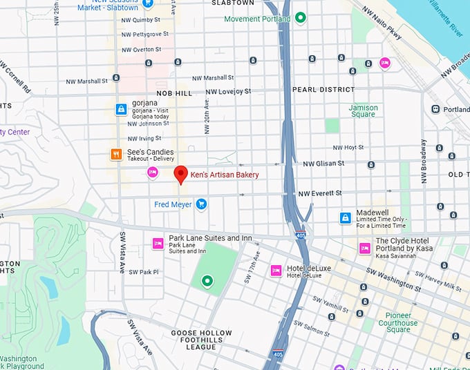 16. ken's artisan bakery map