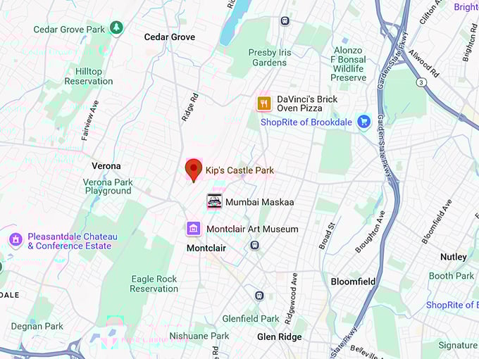 16. kip's castle park map