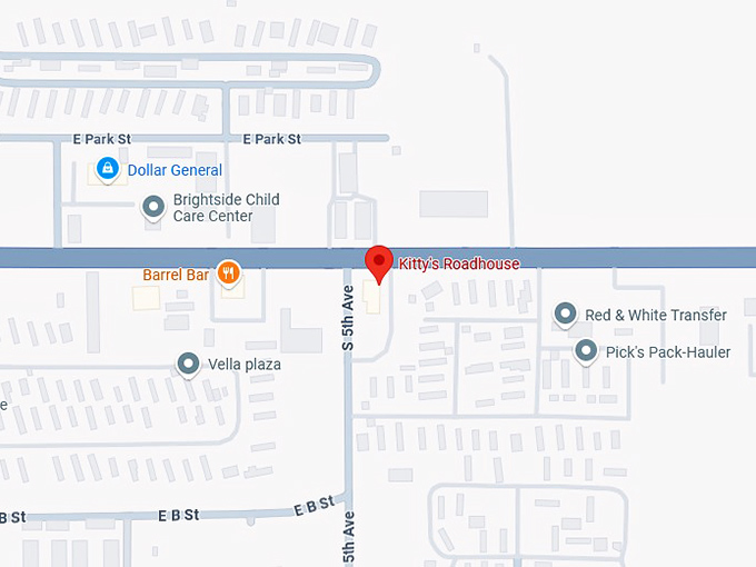 16. kitty's roadhouse map