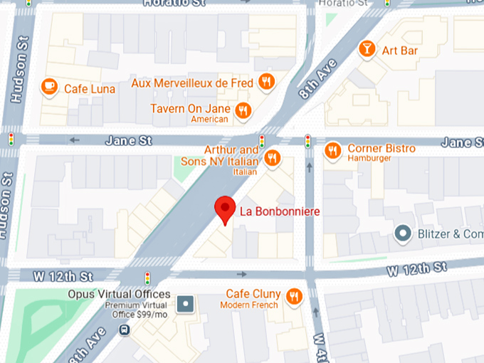 16. la bonbonniere map