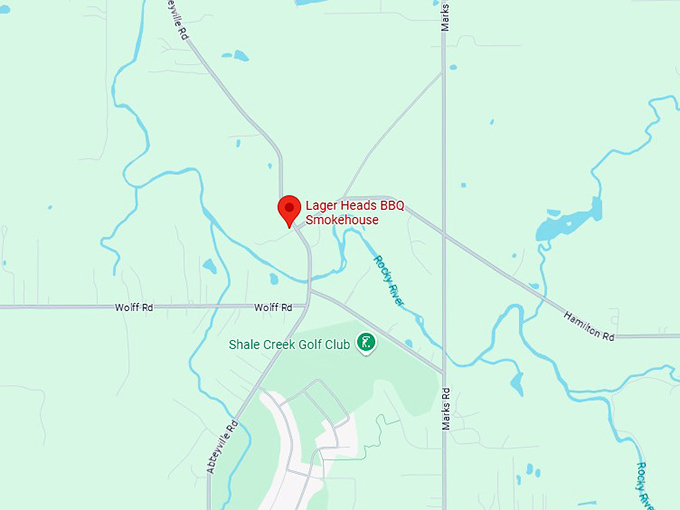 16. lager heads bbq smokehouse map