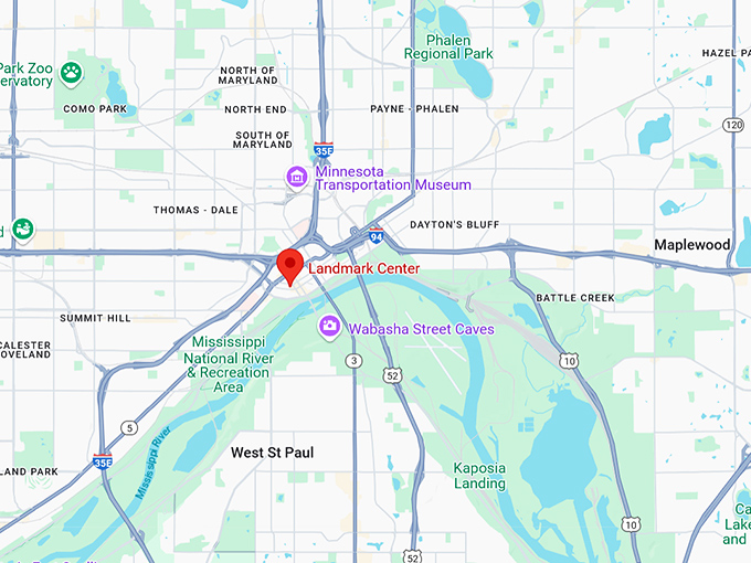 16. landmark center map