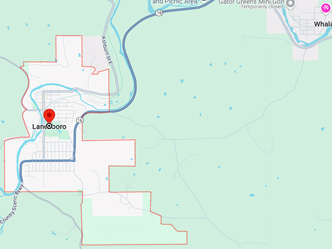 16. lanesboro, mn map