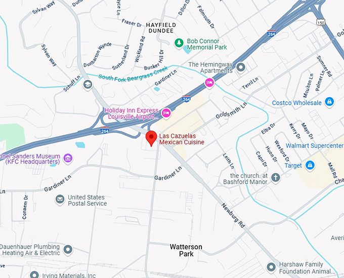 16. las cazuelas mexican cuisine map