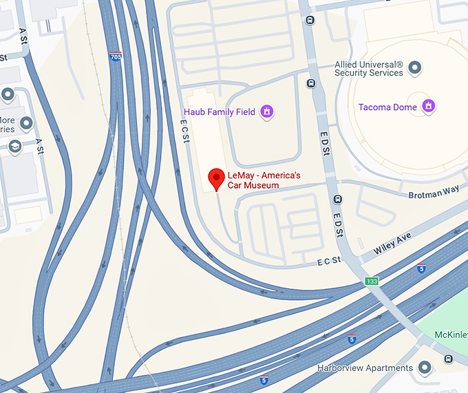 16. lemay america's car museum map