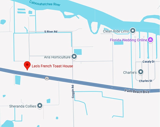 16. leo's french toast house map