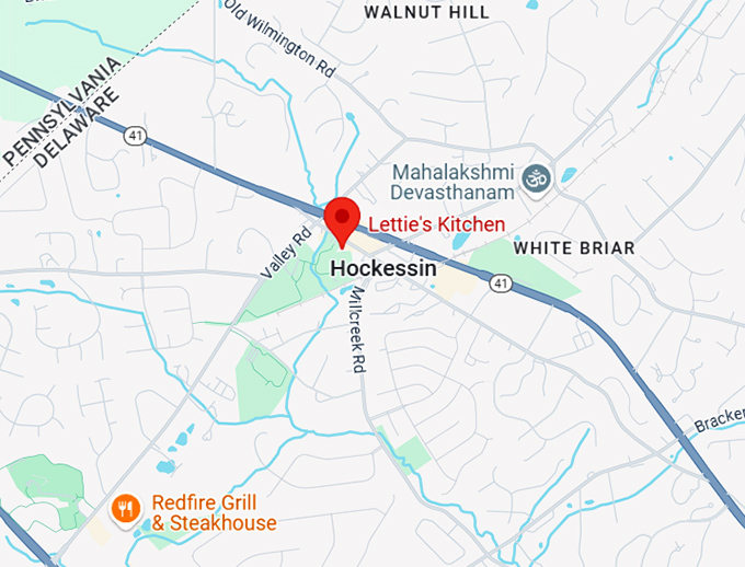 16. lettie's kitchen map