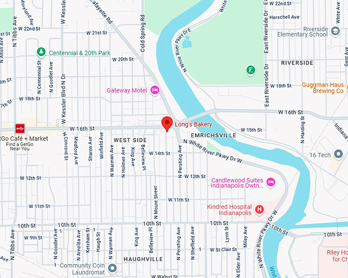 16. long's bakery map