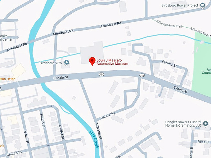 16. louis j mascaro automotive museum map