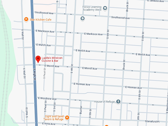 16. lupita&rsquo;s mexican cuisine & bar map