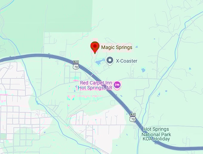 16. magic springs theme and water park map