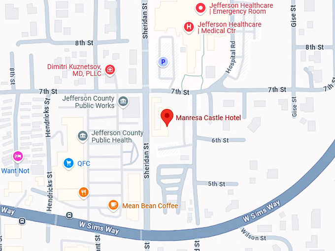 16. manresa castle hotel map