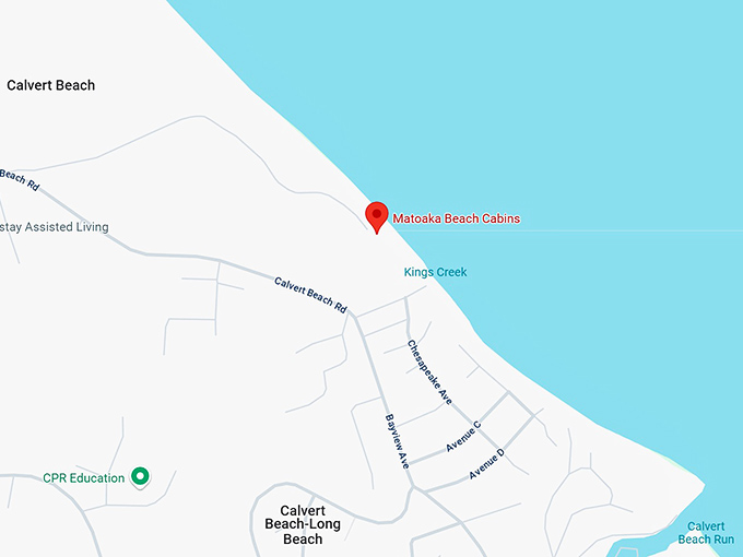 16. matoaka beach map