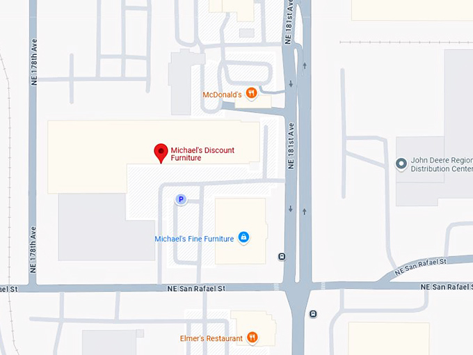 16. michael's discount furniture map