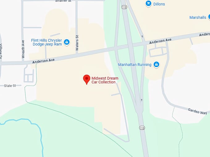 16. midwest dream car collection map