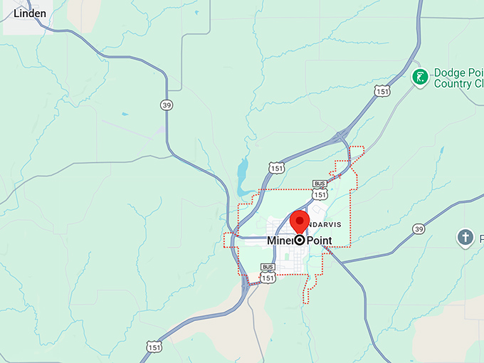 16. mineral point, wi map