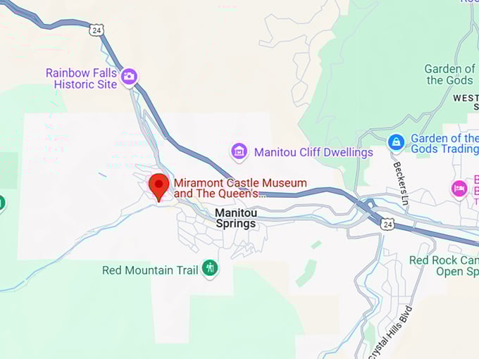16. miramont castle museum and the queen's parlour tea room map