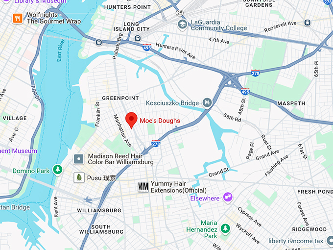 16. moe's doughs map