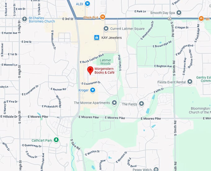 16. morgenstern books & caf&eacute; map