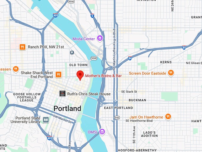 16. mother s bistro bar map