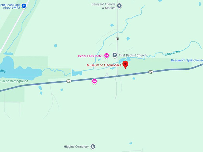 16. museum of automobiles map