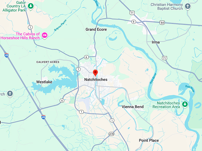 16. natchitoches map