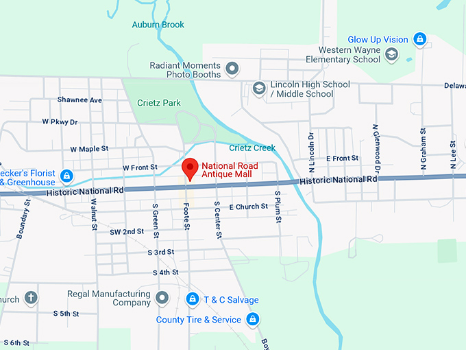 16. national road antique mall llc map