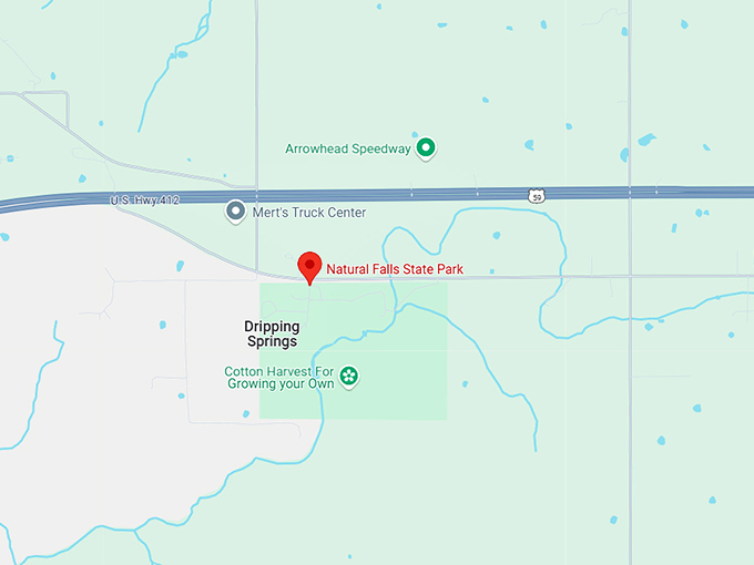 16. natural falls state park map