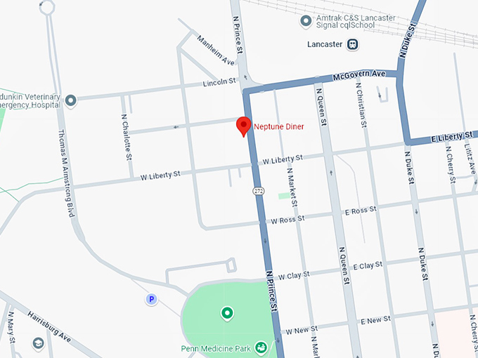 16. neptune diner map