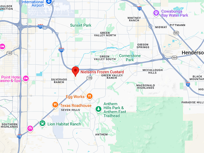 16. nielsen's frozen custard map