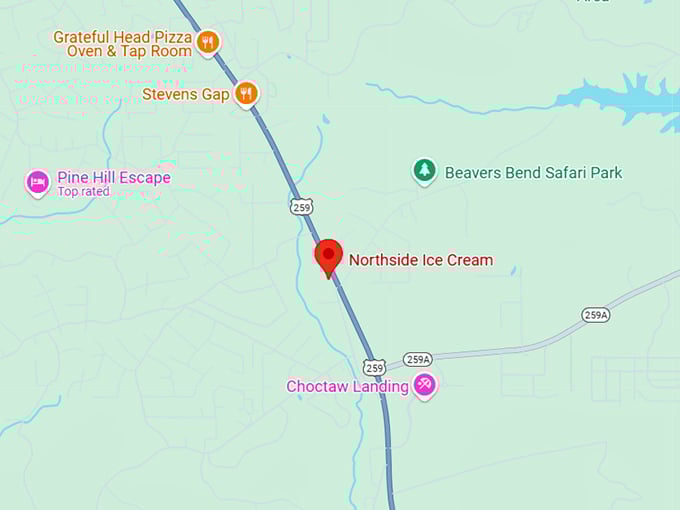 16. northside ice cream map