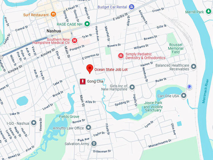 16. ocean state job lot map