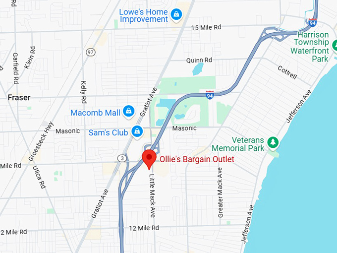 16. ollie's bargain outlet map