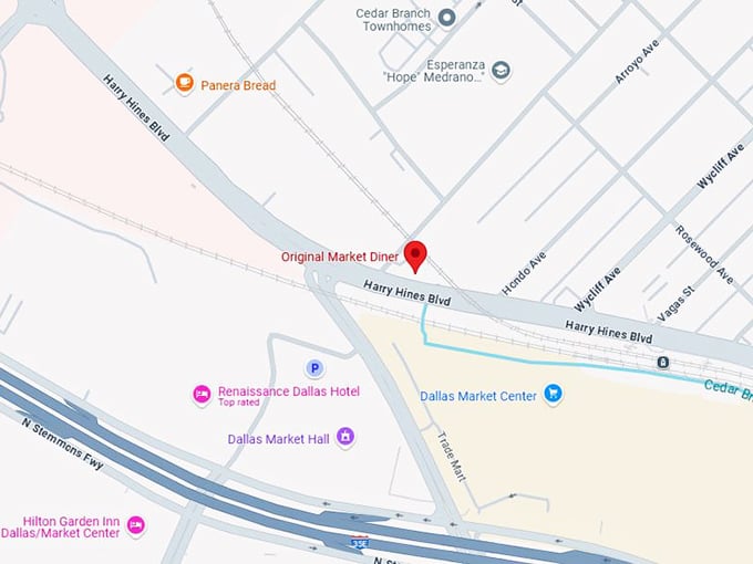 16. original market diner map