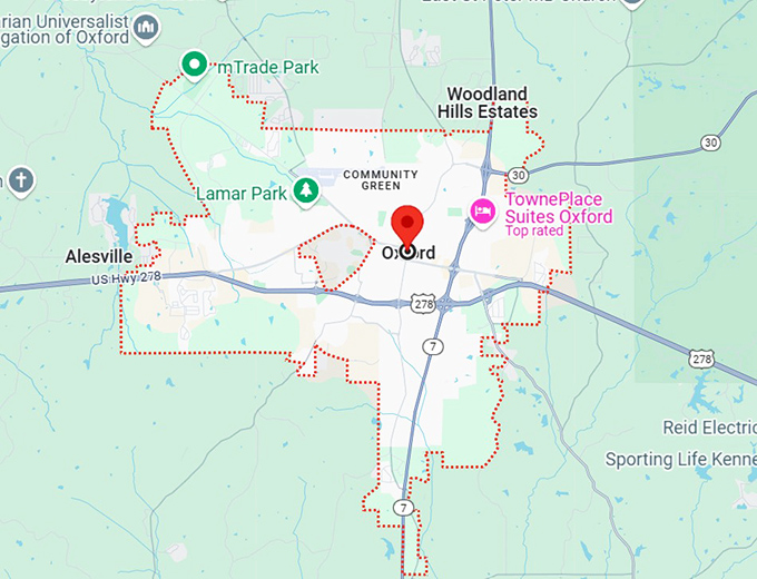 16. oxford, ms map