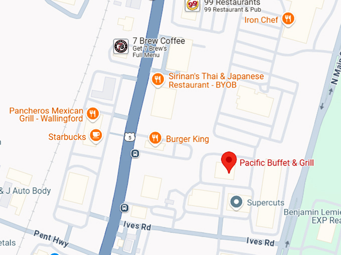 16. pacific buffet & grill map