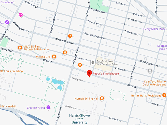 pappy's smokehouse map