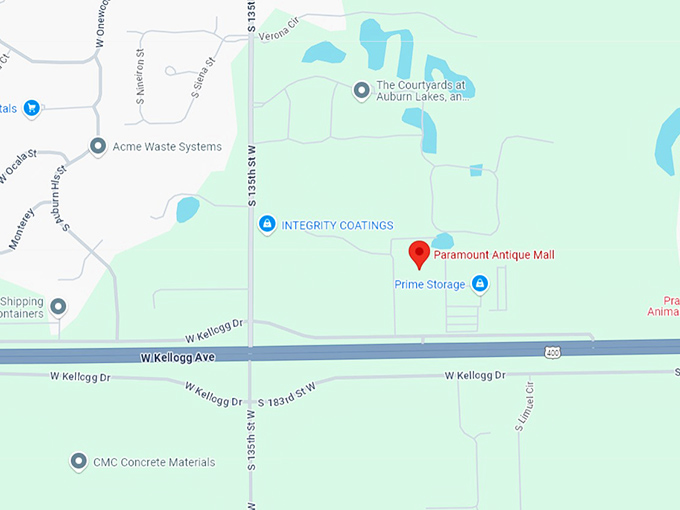 16. paramount antique mall map