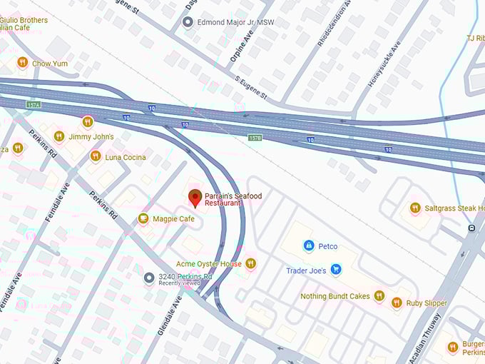 16. parrain's seafood restaurant map