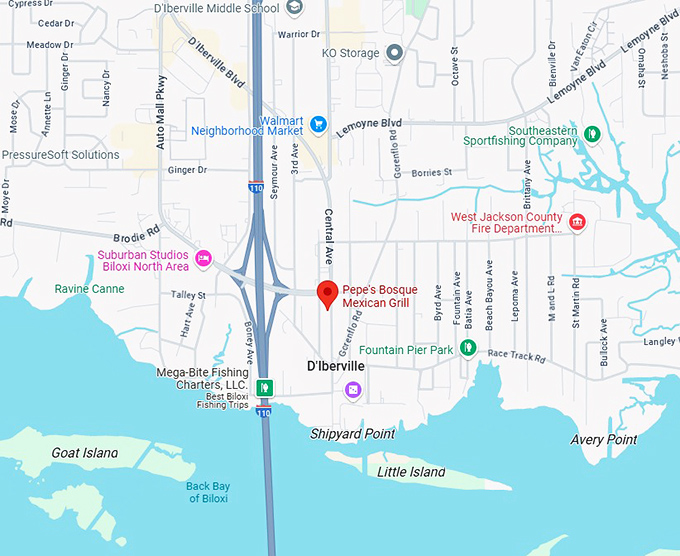 16. pepe&rsquo;s bosque mexican grill map