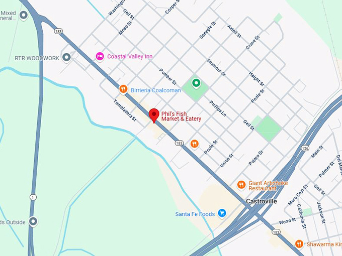 16. phil's fish market & eatery map