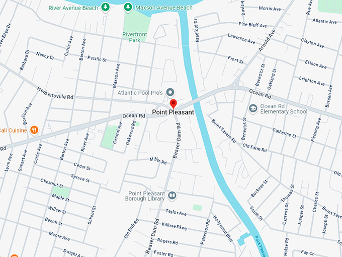 16. point pleasant map