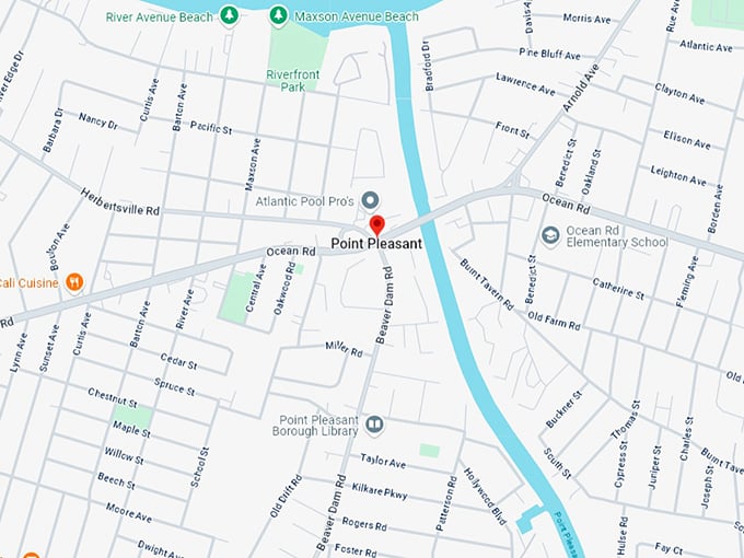 16. point pleasant map