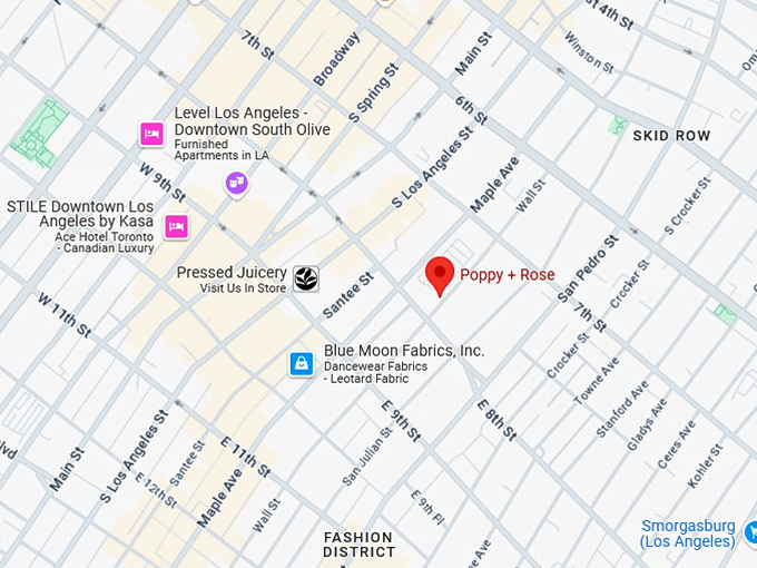 16. poppy + rose map