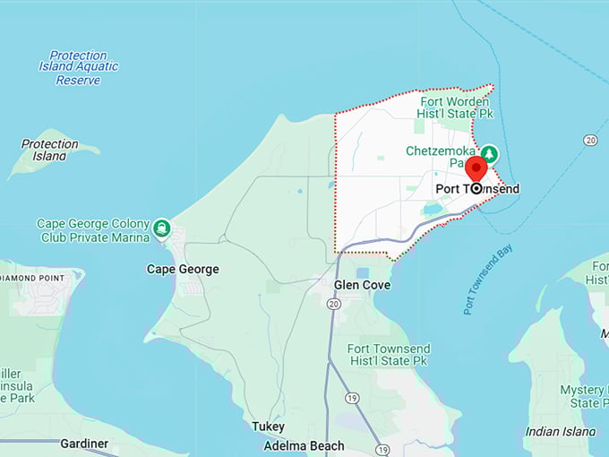 16. port townsend, wa map