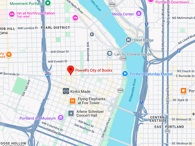 16. powell's city of books map