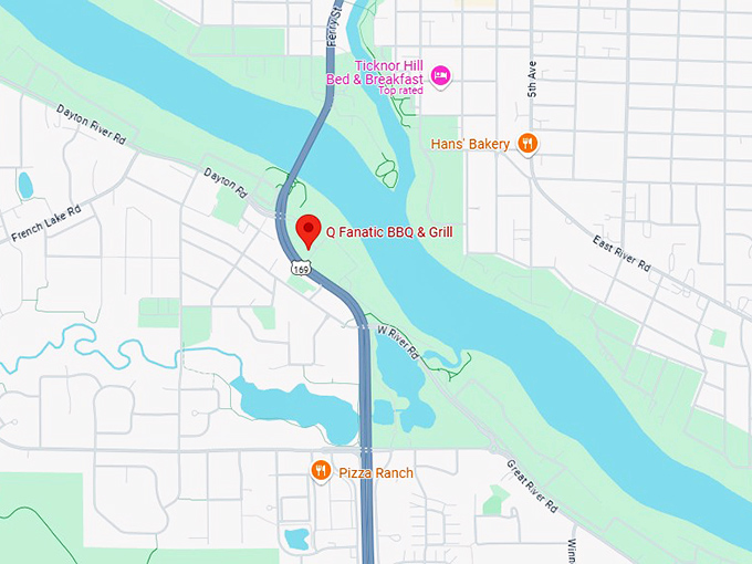 16. q fanatic bbq & grill map