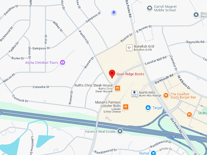 16. quail ridge books map