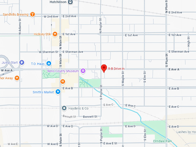 16. r b drive in map